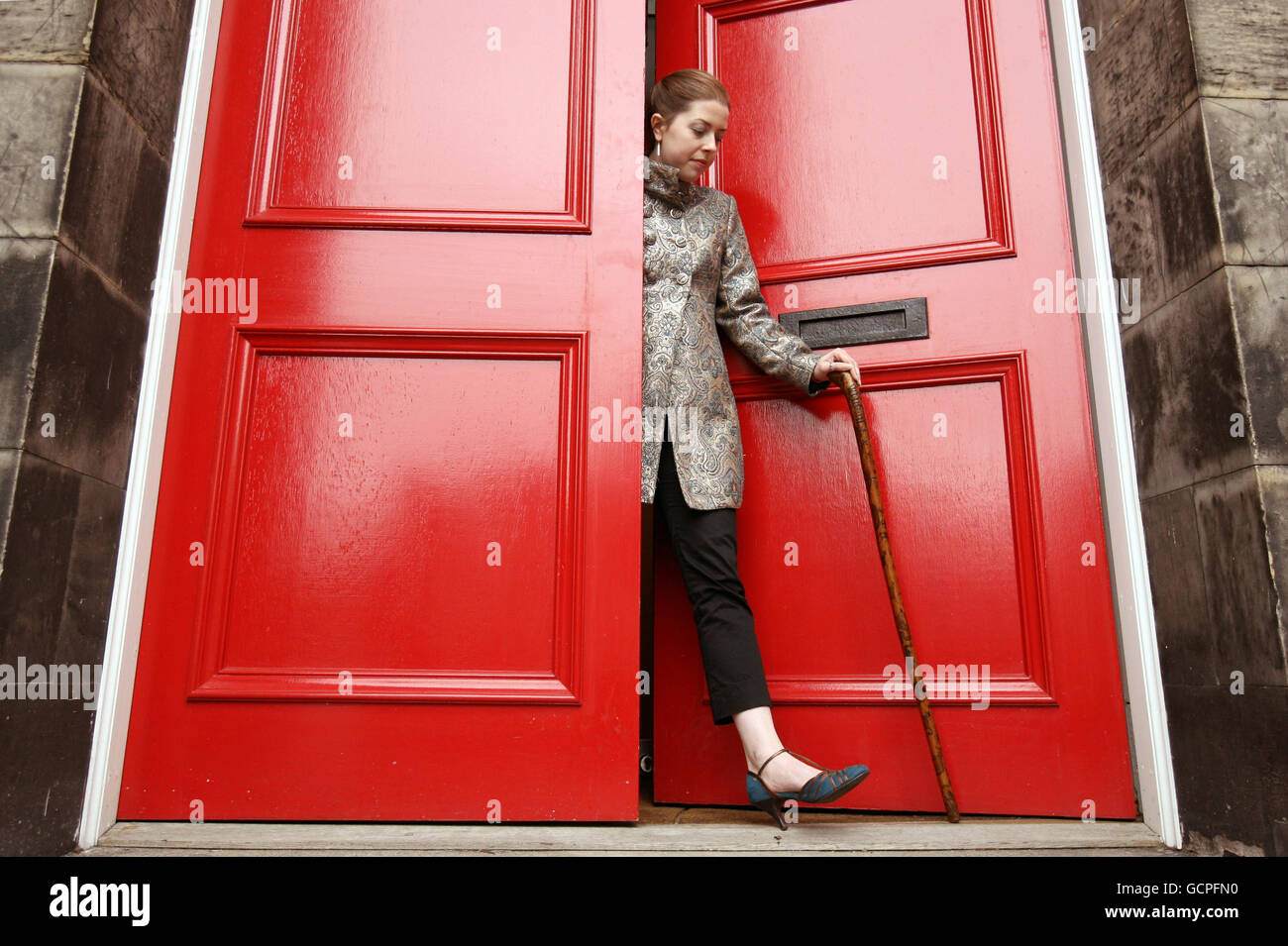William Gill walking stick sale Stock Photo - Alamy