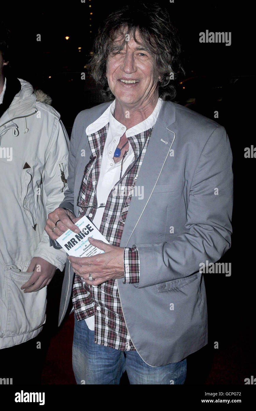 Howard Marks arrives on the red carpet at Cineworld, Cardiff, for the ...