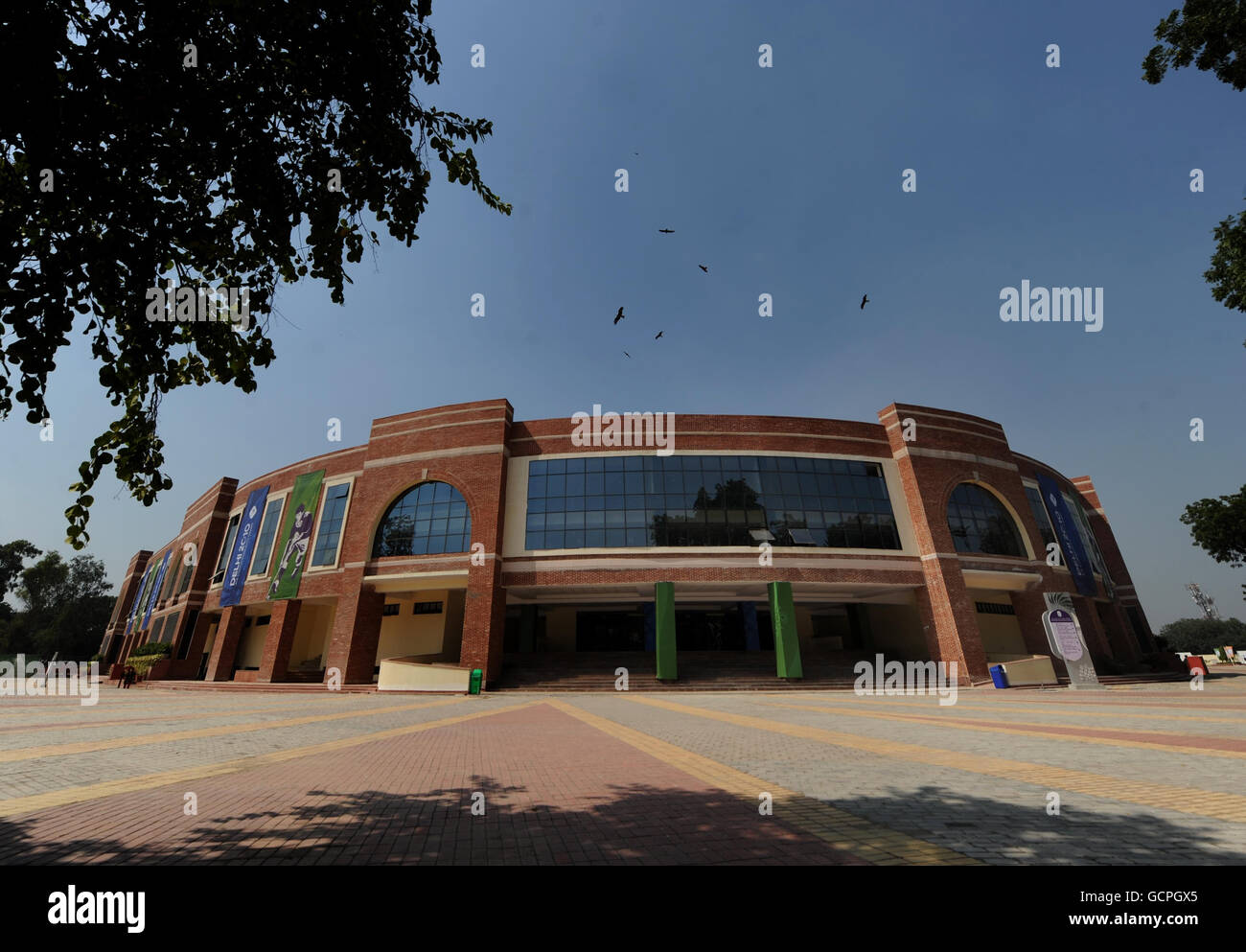 General view of the Dhyan Chand National Stadium, the venue for hockey ...