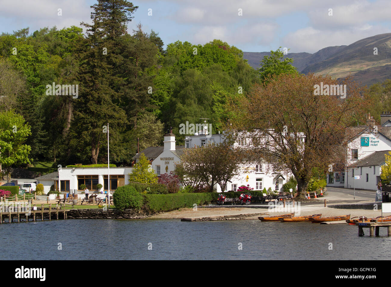 Wateredge Inn, Ambleside Stock Photo - Alamy