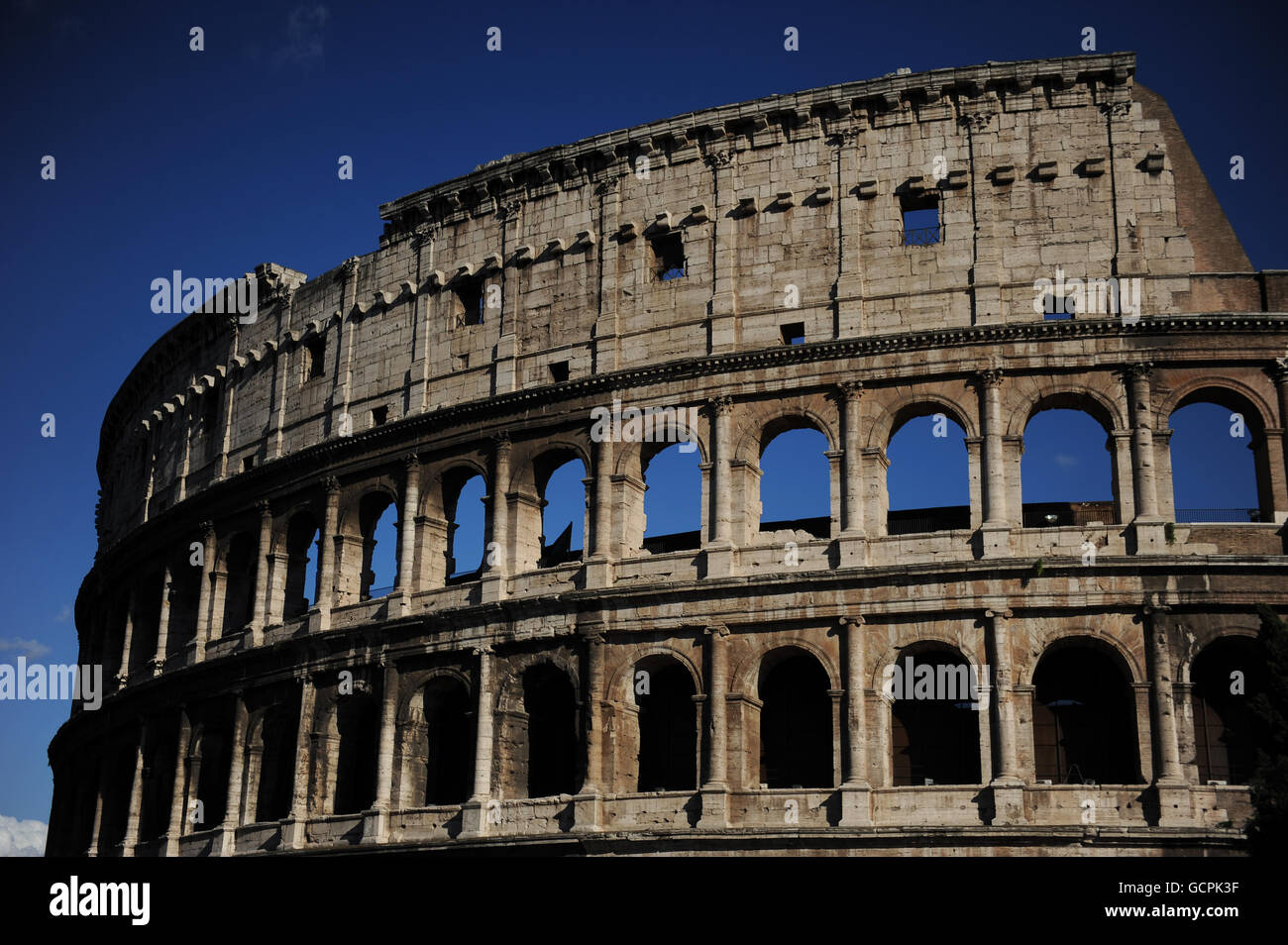The Colosseum. General view of the Colosseum in Rome, Italy Stock Photo ...