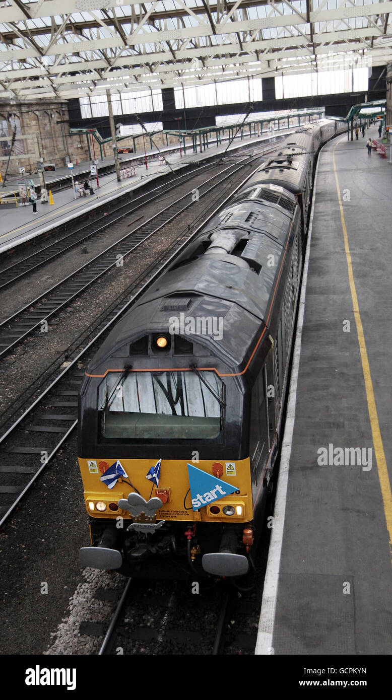 The bio-fuel powered Royal Train that will take the Prince of Wales on ...