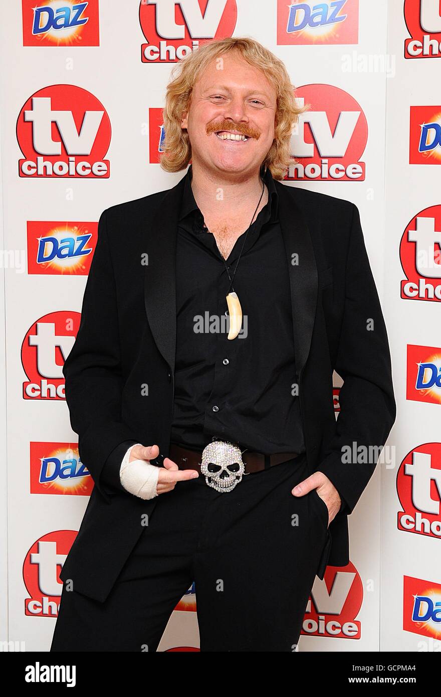 Leigh Francis (aka Keith Lemon) arriving for the 2010 TV Choice awards ...