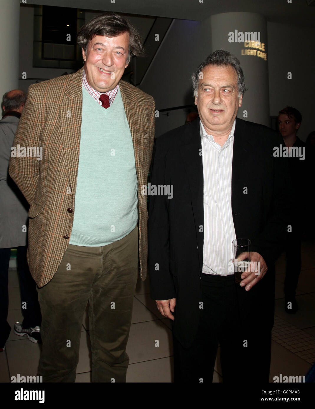 Director Stephen Frears (right) with Stephen Fry at the UK premiere of ...
