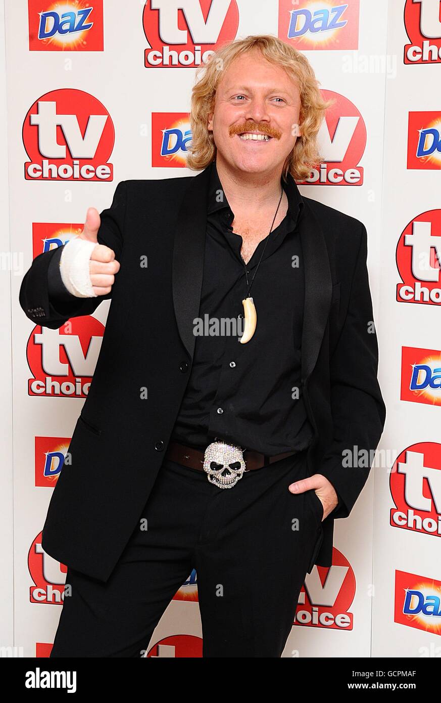 Leigh Francis (aka Keith Lemon) arriving for the 2010 TV Choice awards ...