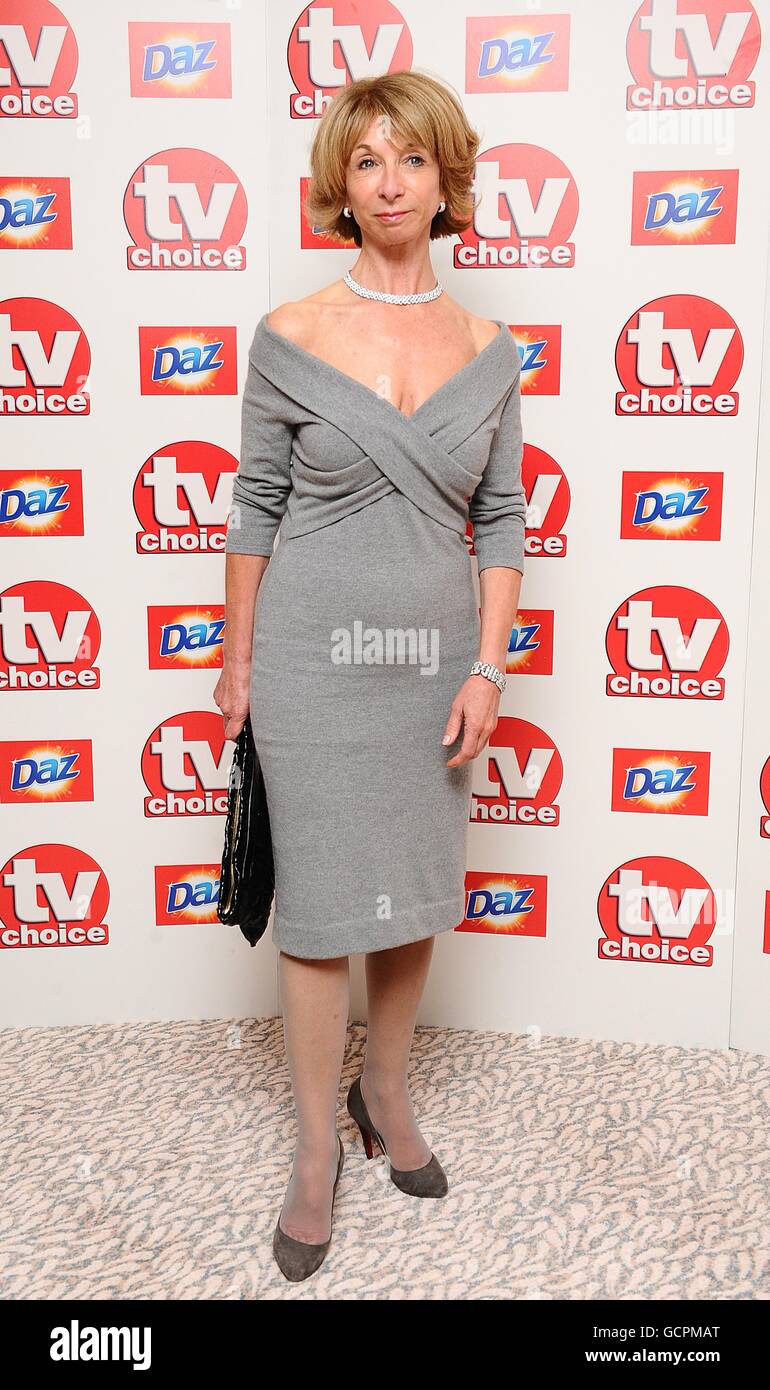 Helen Worth arriving for the 2010 TV Choice awards at the Dorchester ...