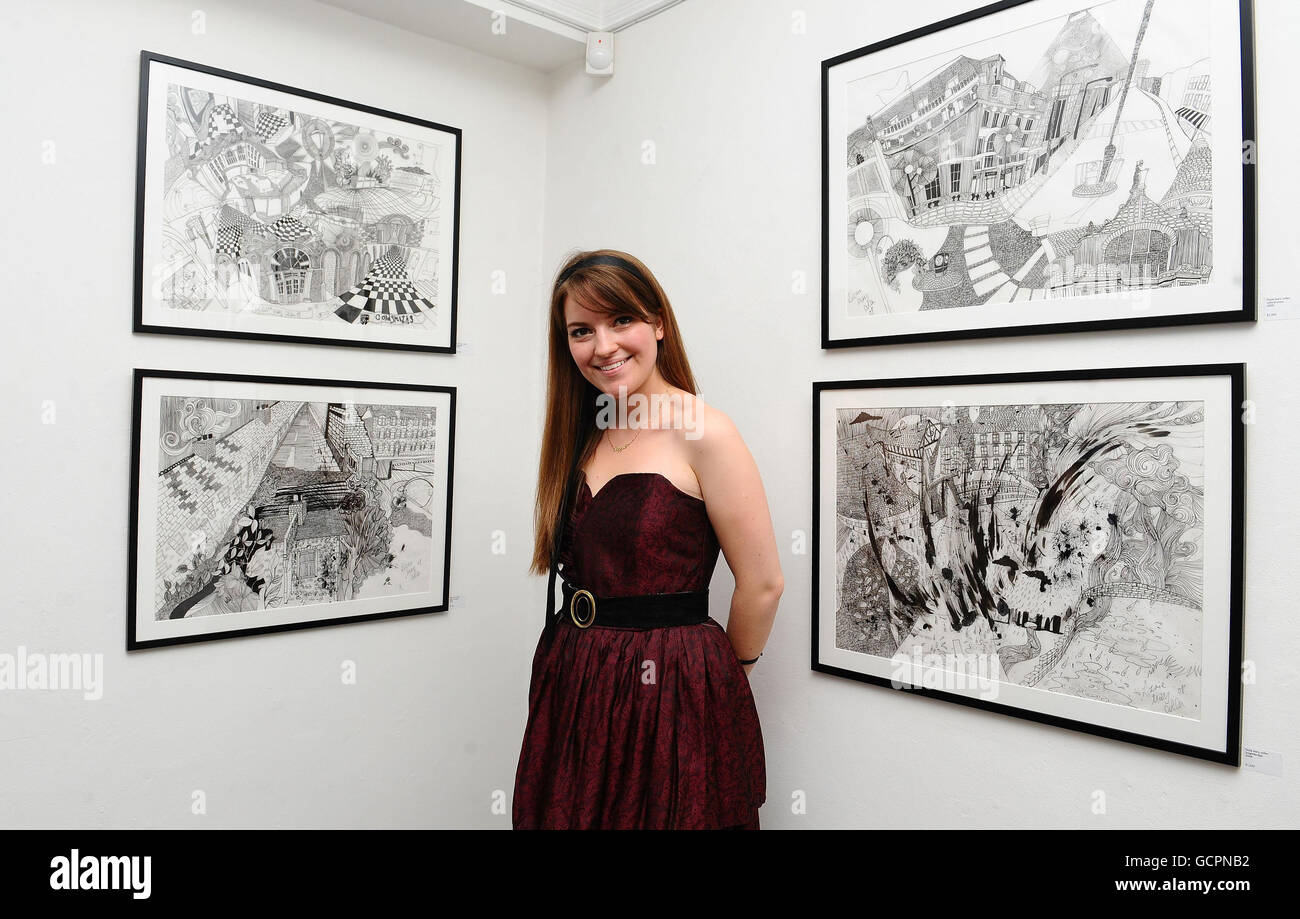 Lizzie Mary Cullen at her first solo gallery show, which aims to raise ...