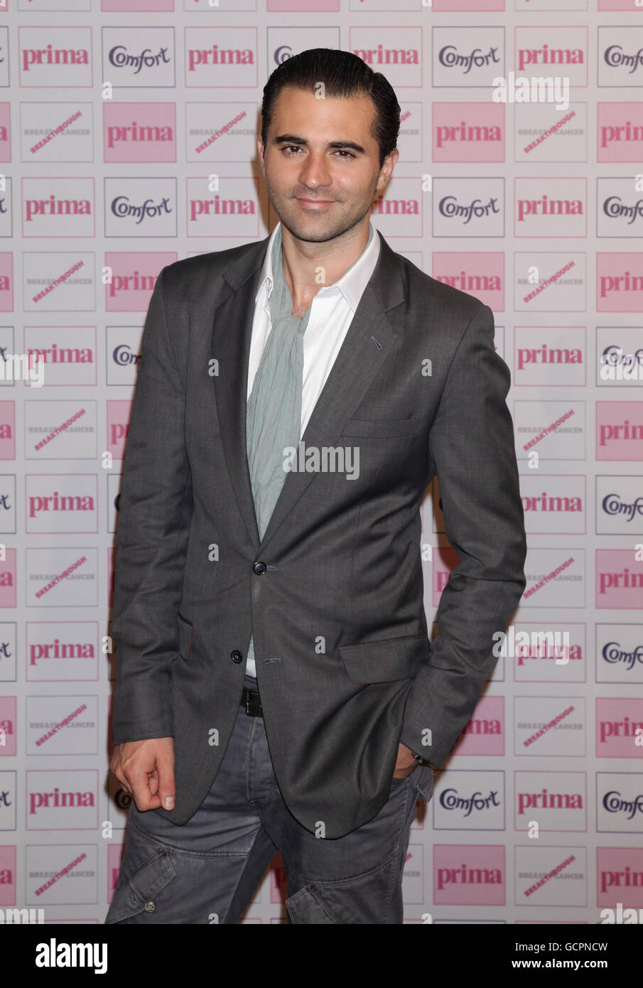 Darius arrives for the comfort prima high street fashion awards hi-res ...