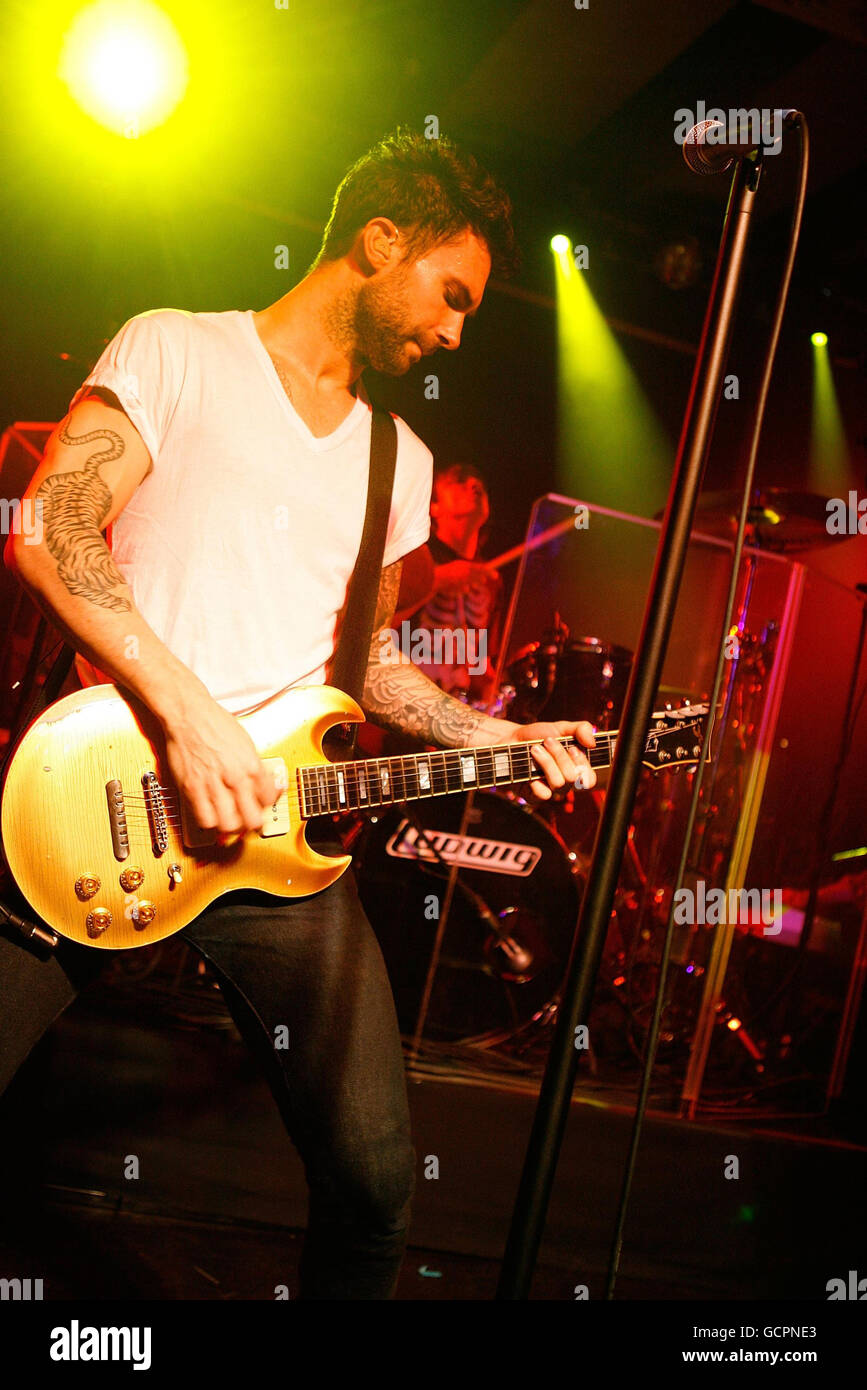 Adam Levine of Maroon 5 performs on stage at the Scala, London Stock ...