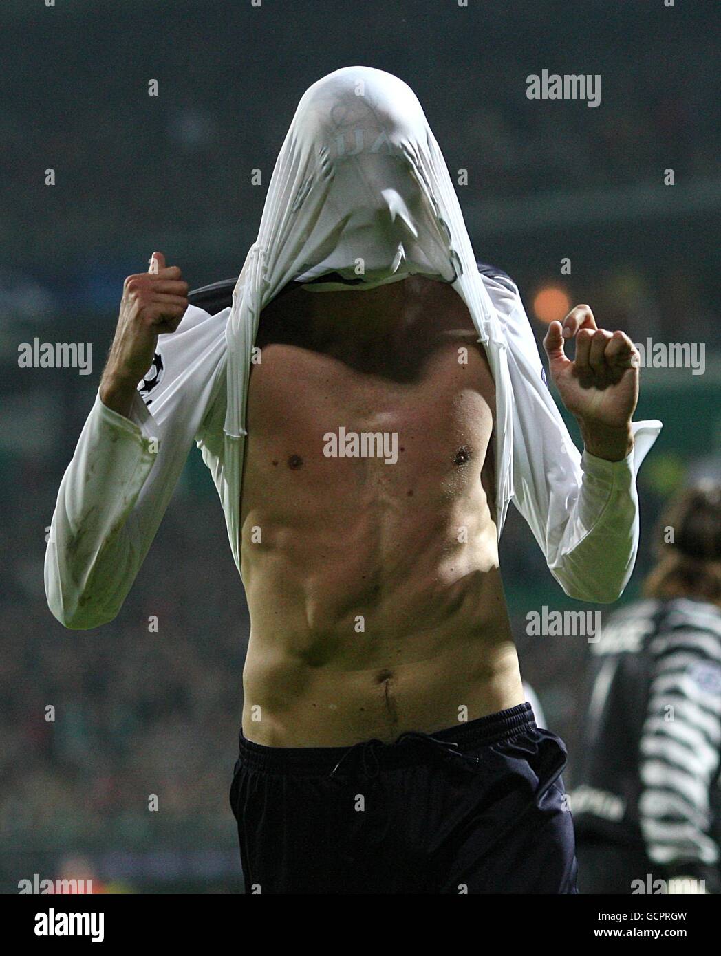 Soccer Shirt Over Head High Resolution Stock Photography and Images - Alamy