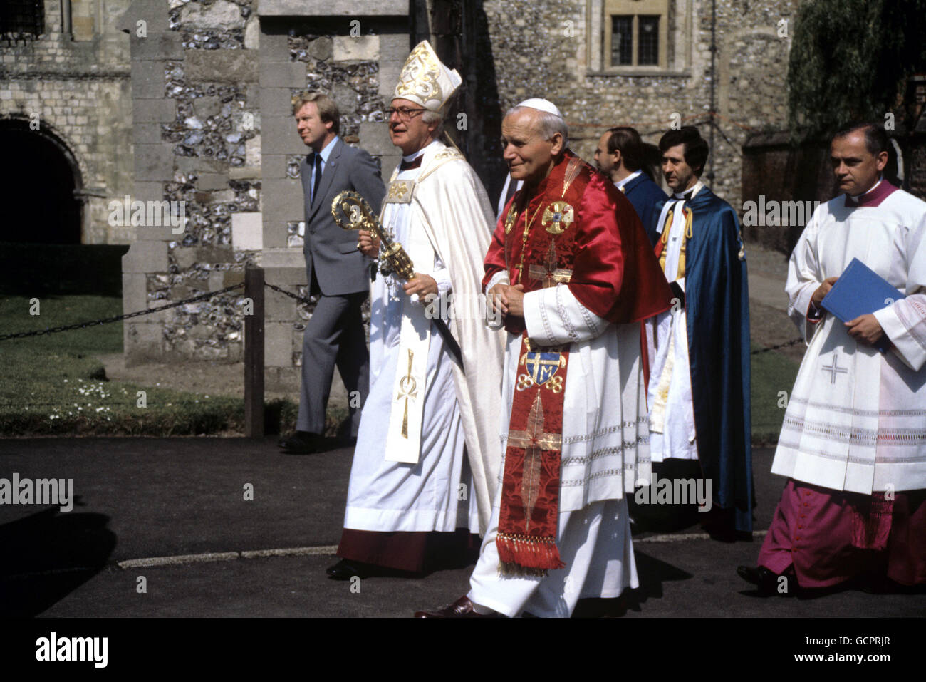 Religion - Pope John Paul II Visit to Britain - Canterbury Cathedral ...