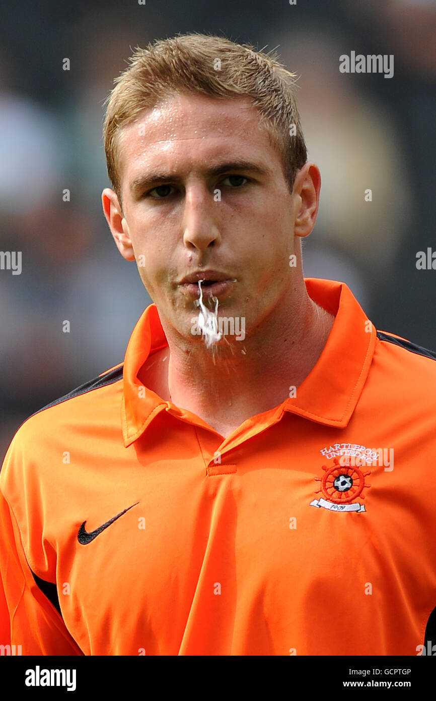Gary liddle of hartlepool united hi-res stock photography and images ...