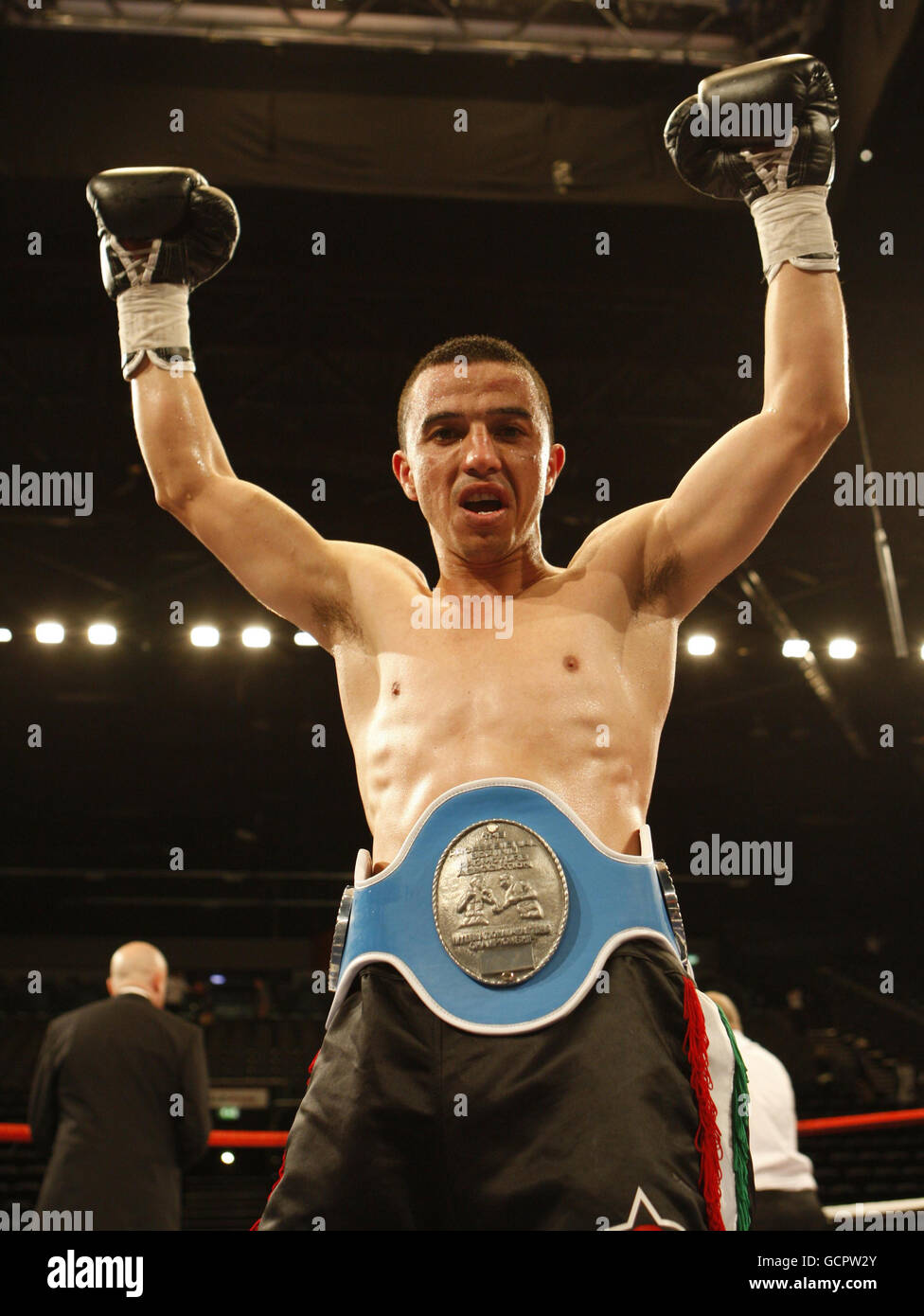 Cardiff's Najah Ali celebrates his victory over Don Broadhurst during ...