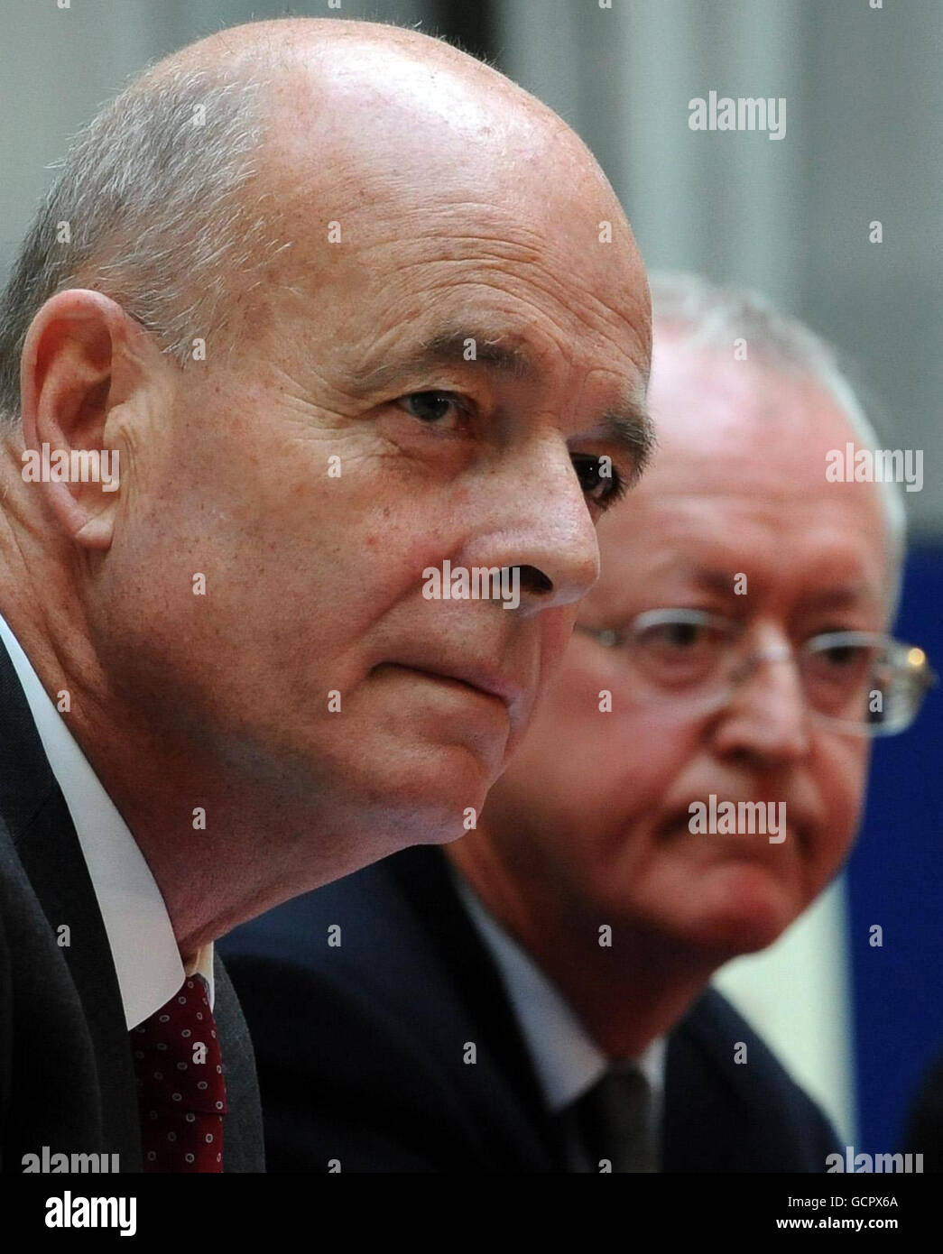 Former head of MI6 Sir John Scarlett (left) and Professor Keith Jeffery ...