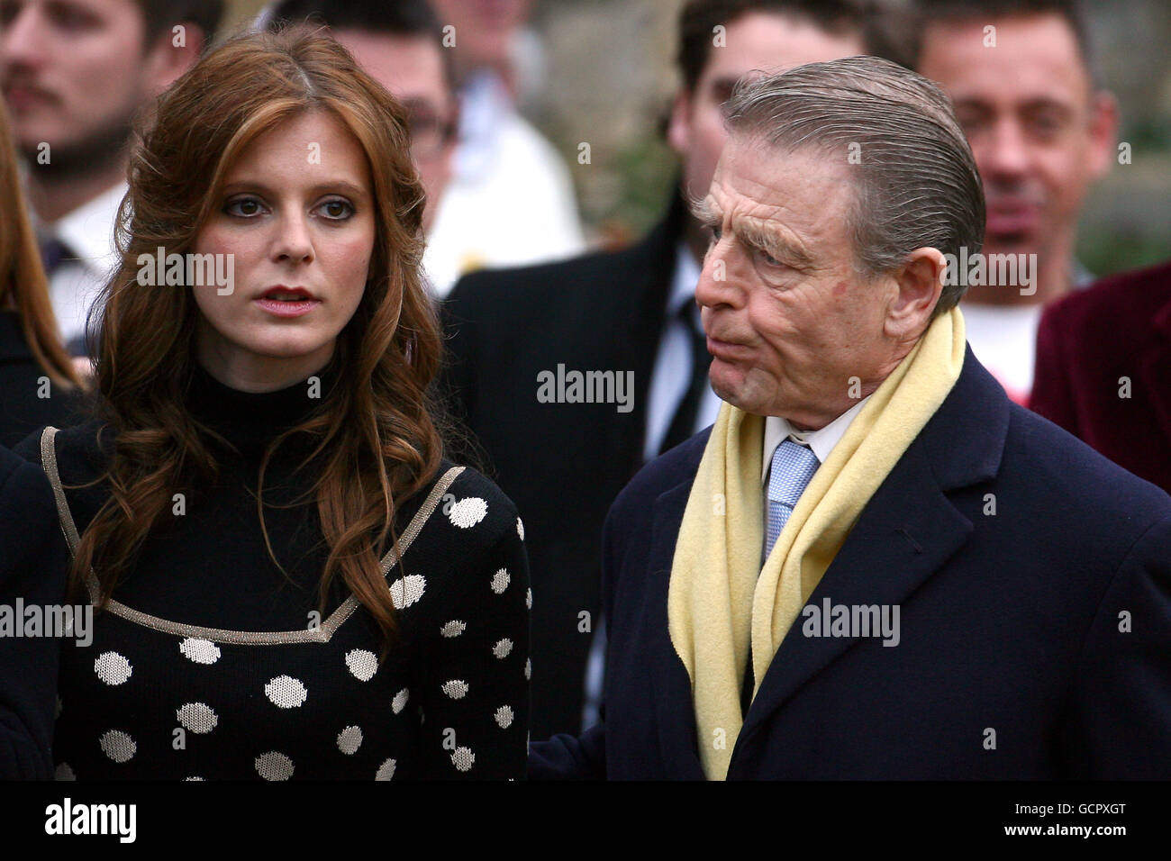 Emilia Fox and James Fox arrive for the wedding of Billie Piper and ...