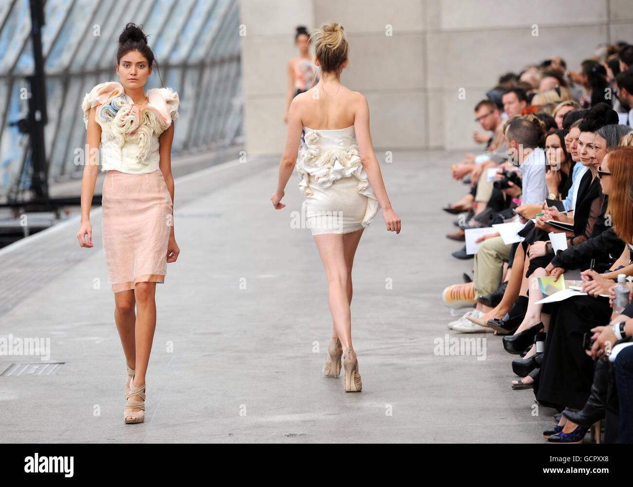 Fashion East Catwalk - London Fashion Week Stock Photo - Alamy