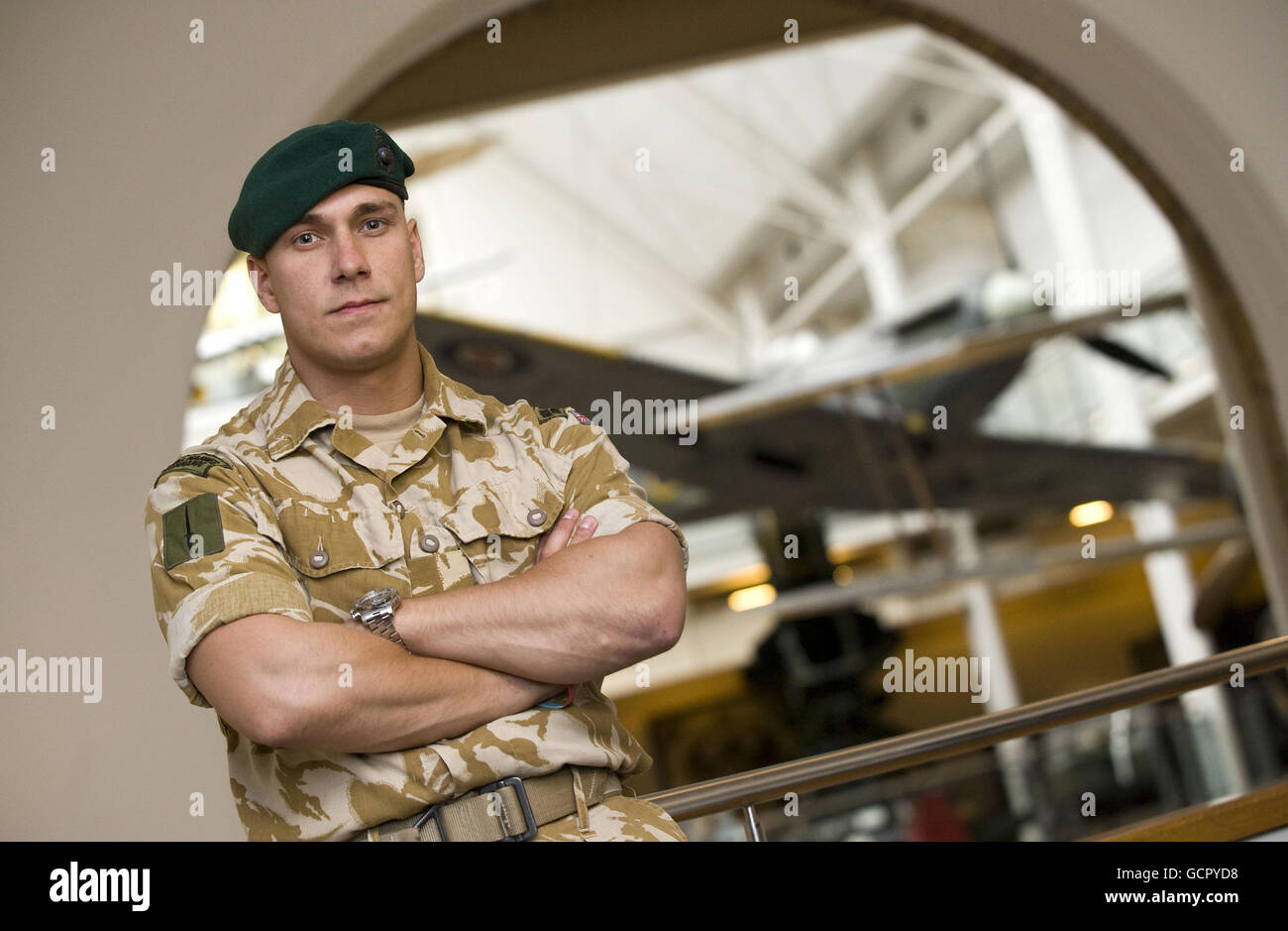 Lance corporal matt croucher presents george cross imperial war museum ...