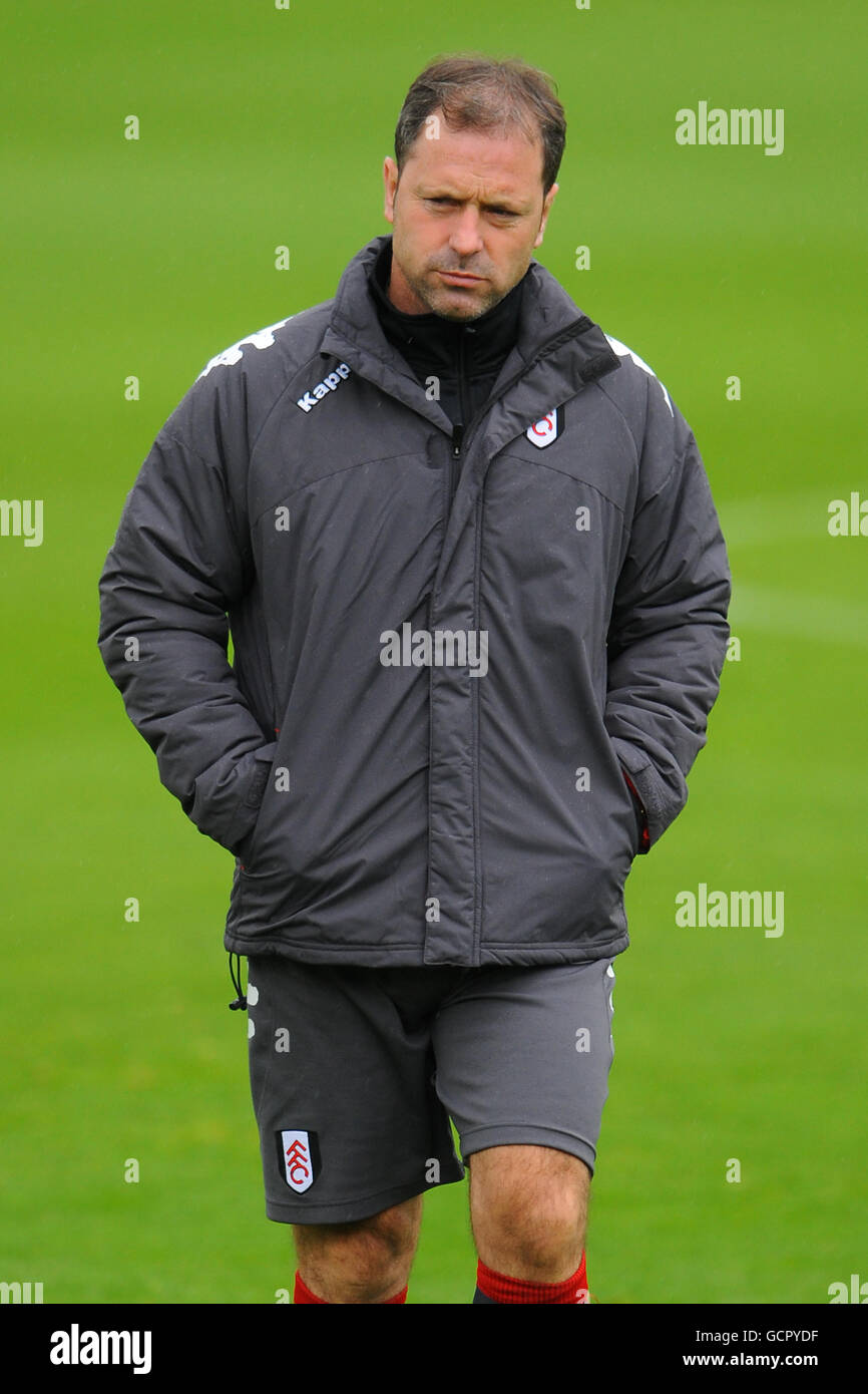 Soccer - Fulham Training - Motspur Park Training Ground Stock Photo - Alamy