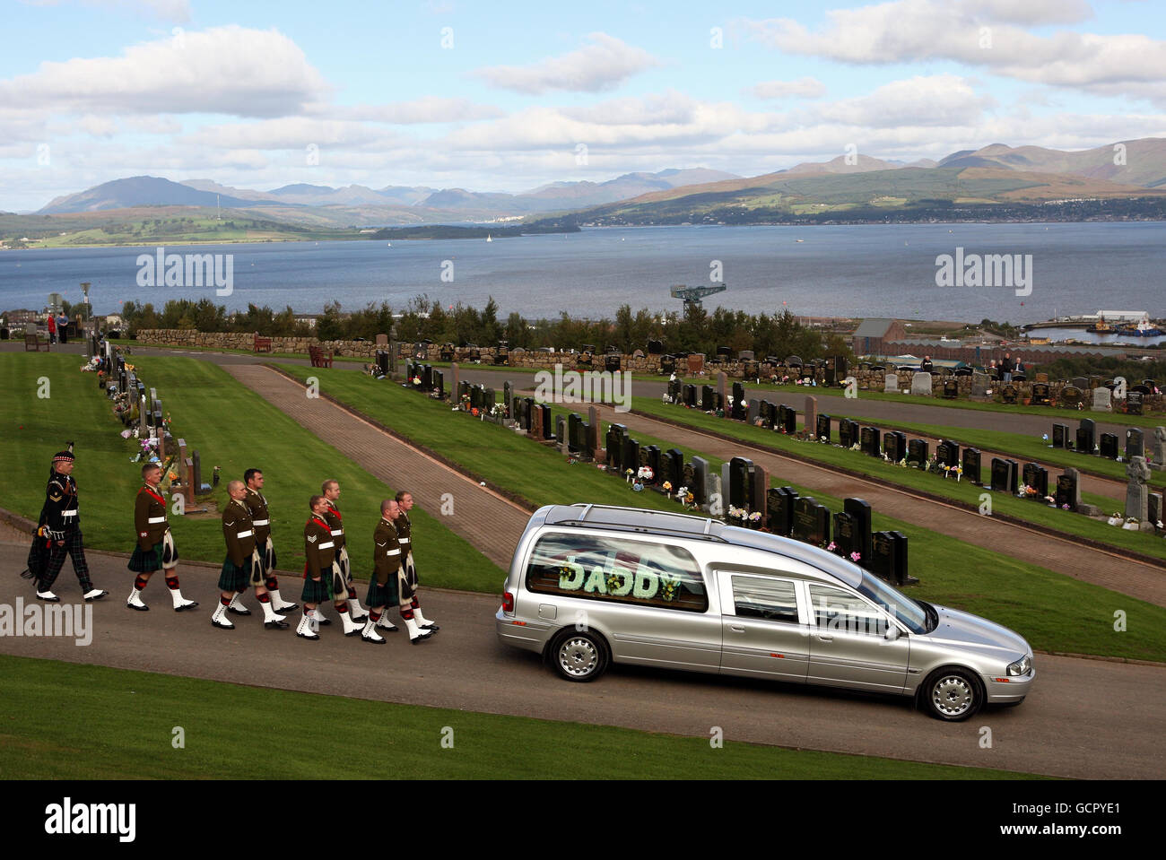 Lance Corporal Joseph Pool funeral Stock Photo - Alamy
