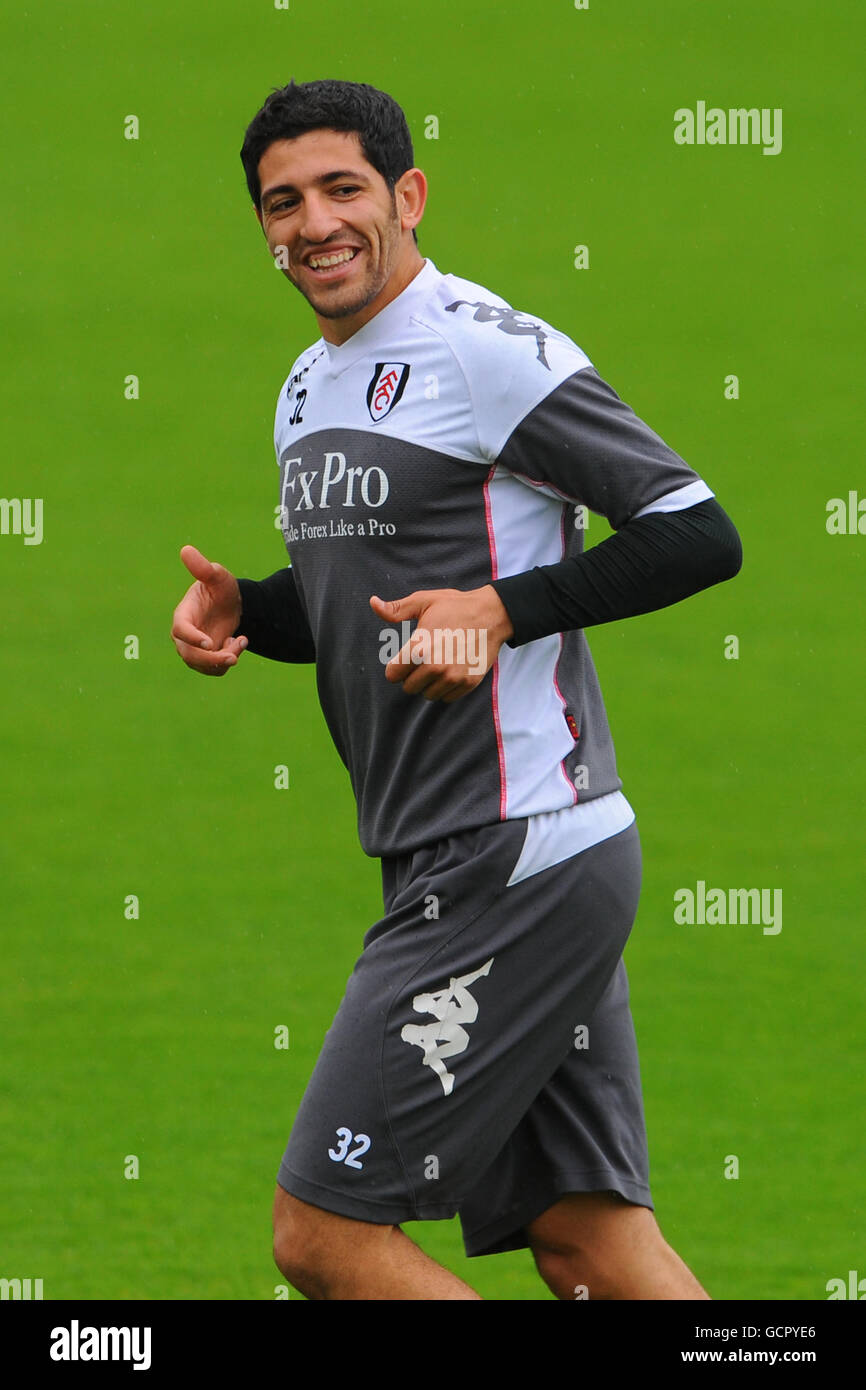 Soccer - Fulham Training - Motspur Park Training Ground Stock Photo - Alamy