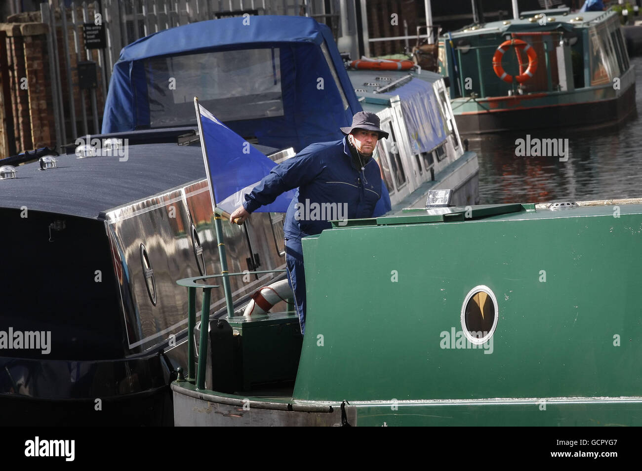 The scene at Edinburgh Quay as boats begin gathering ahead of sailing ...