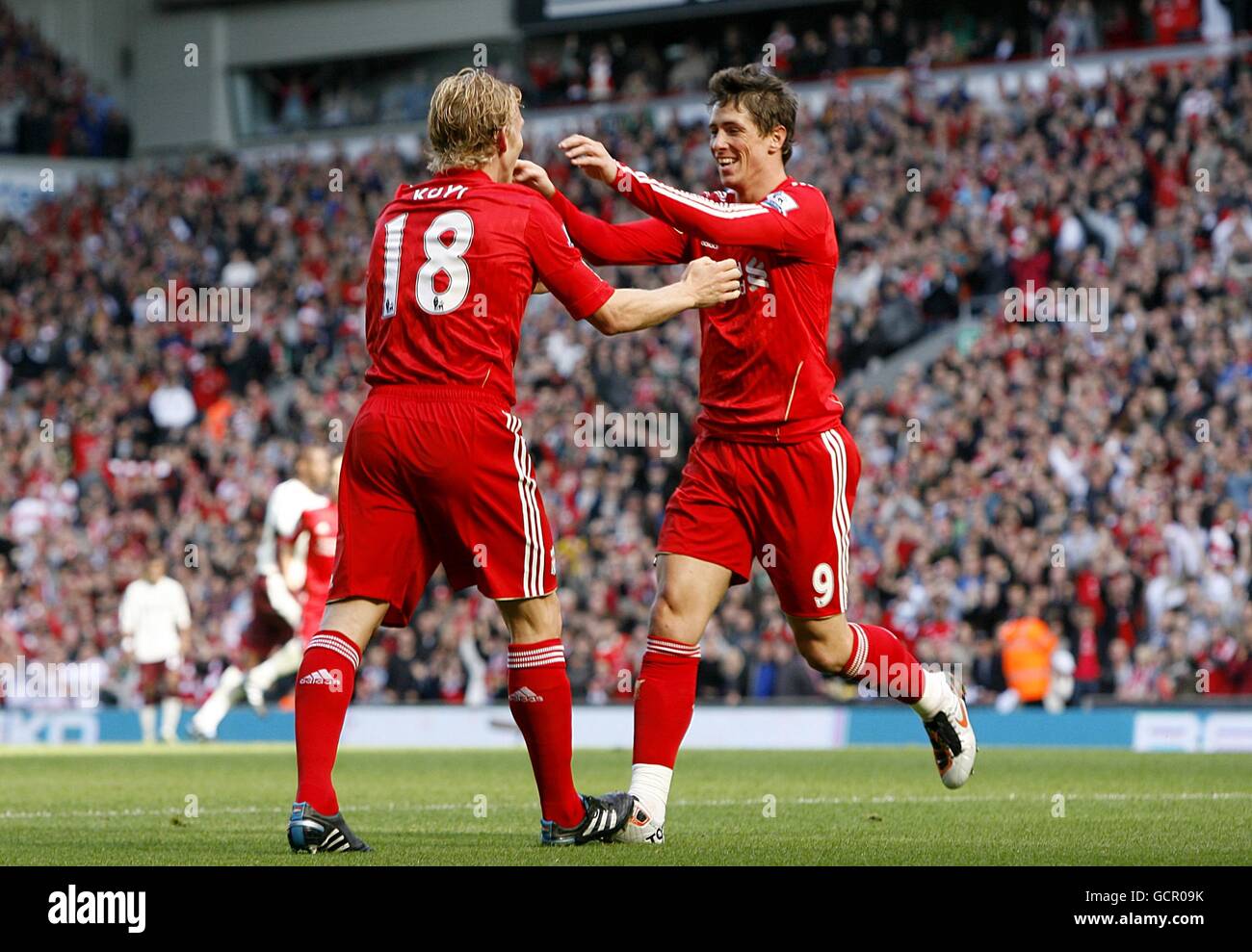 Liverpools fernando torres celebrates scoring his sides first goal hi ...