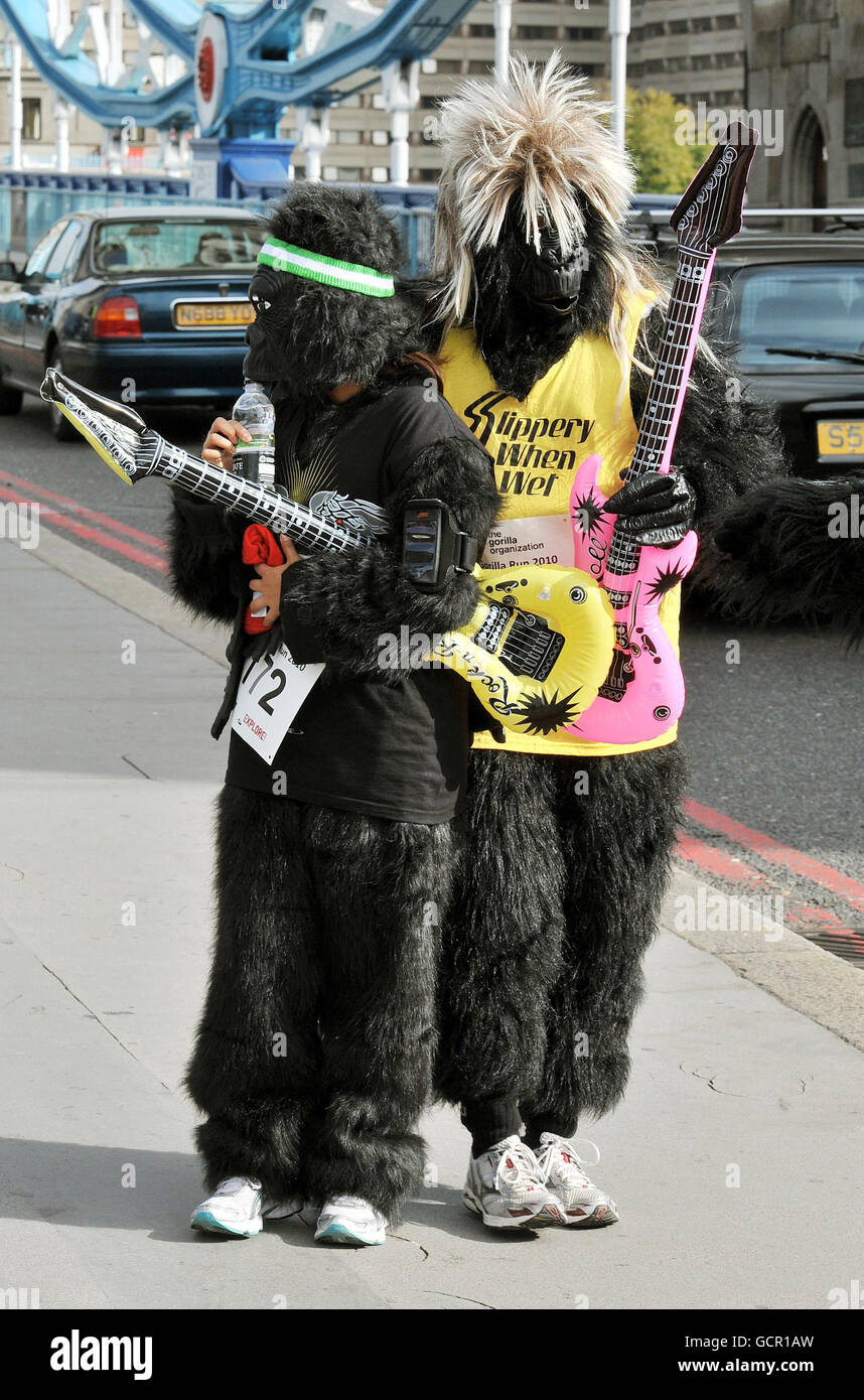 The Great Gorilla fun run Stock Photo - Alamy