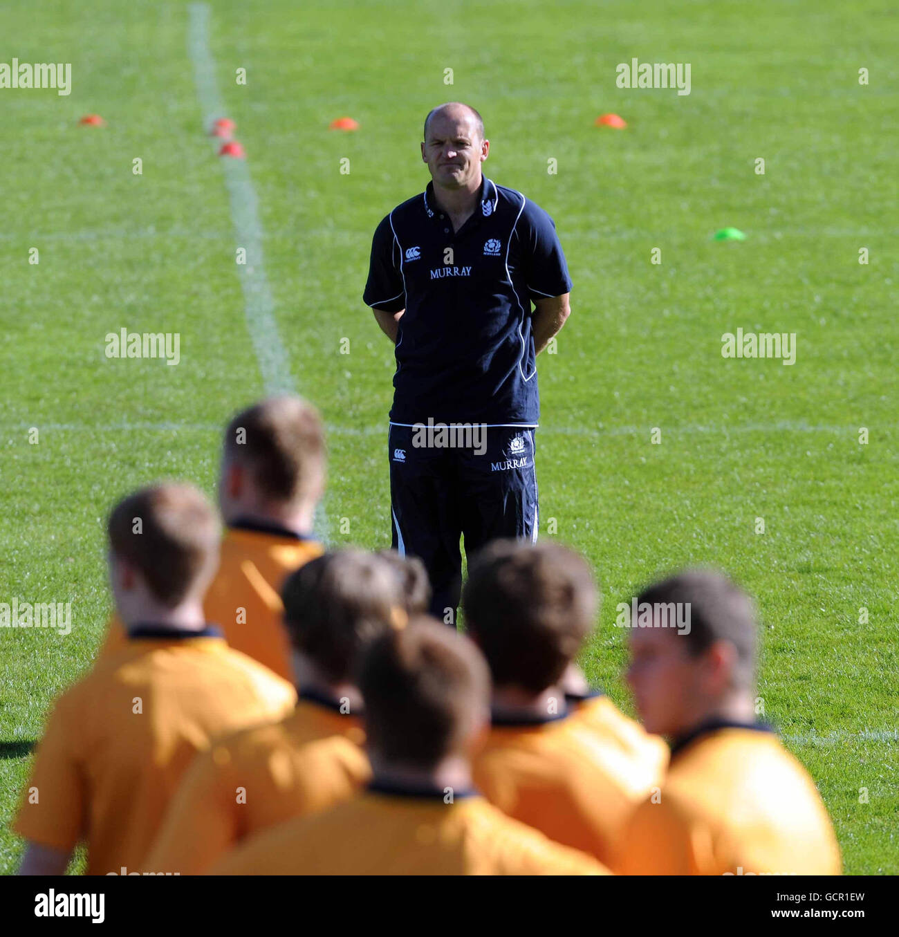 Coach Gregor Townsend during the high performance coaching day at ...