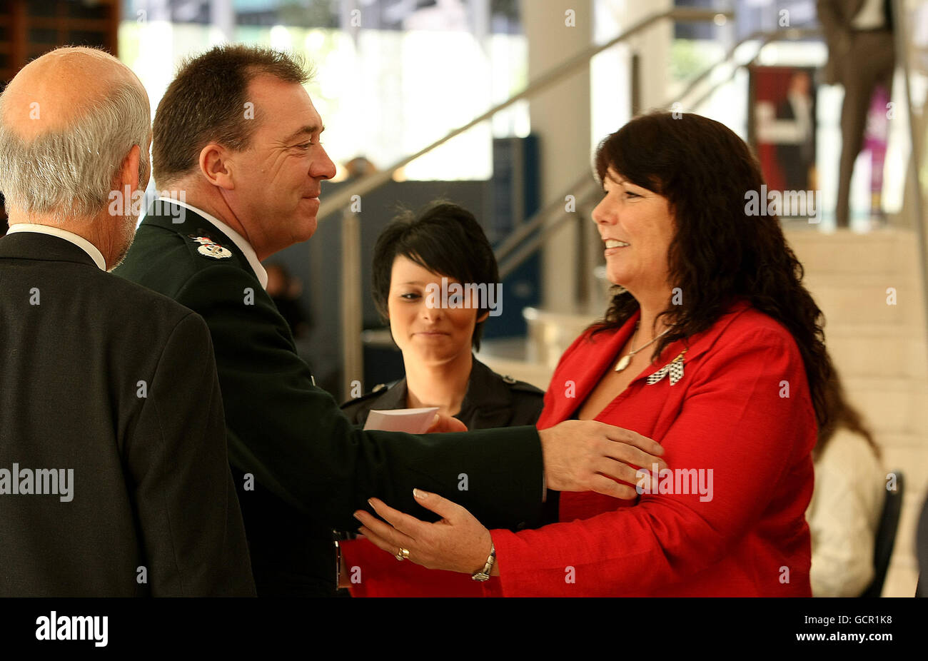 Kate Carroll widow of PSNI Officer Stephen Carroll who was shot dead by ...