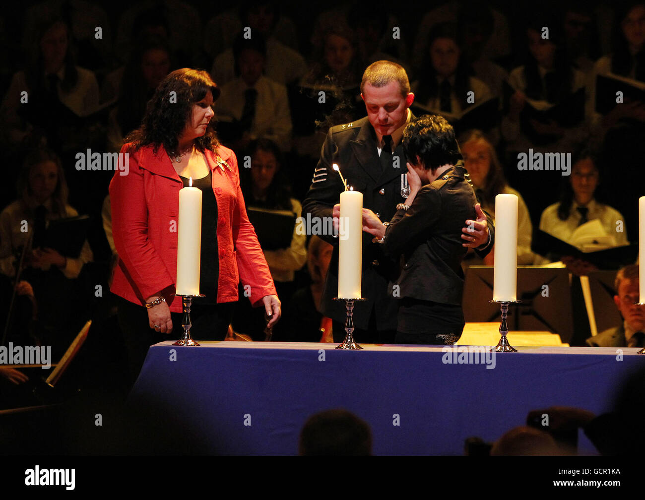 (left - right) Kate Carroll widow of PSNI Officer Stephen Carroll who ...