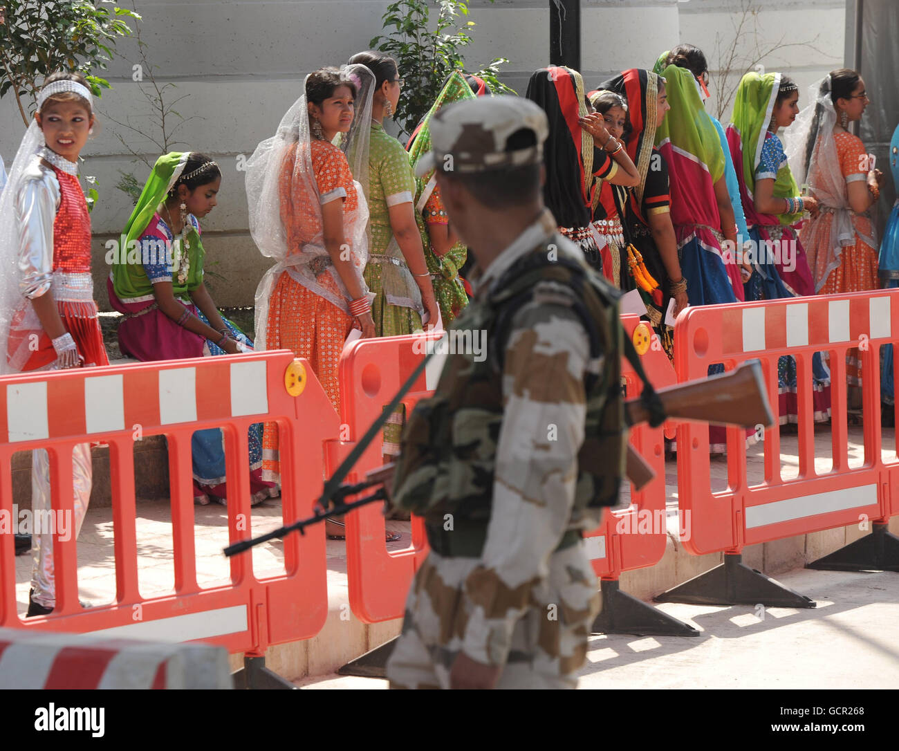 Indian security check hi-res stock photography and images - Alamy