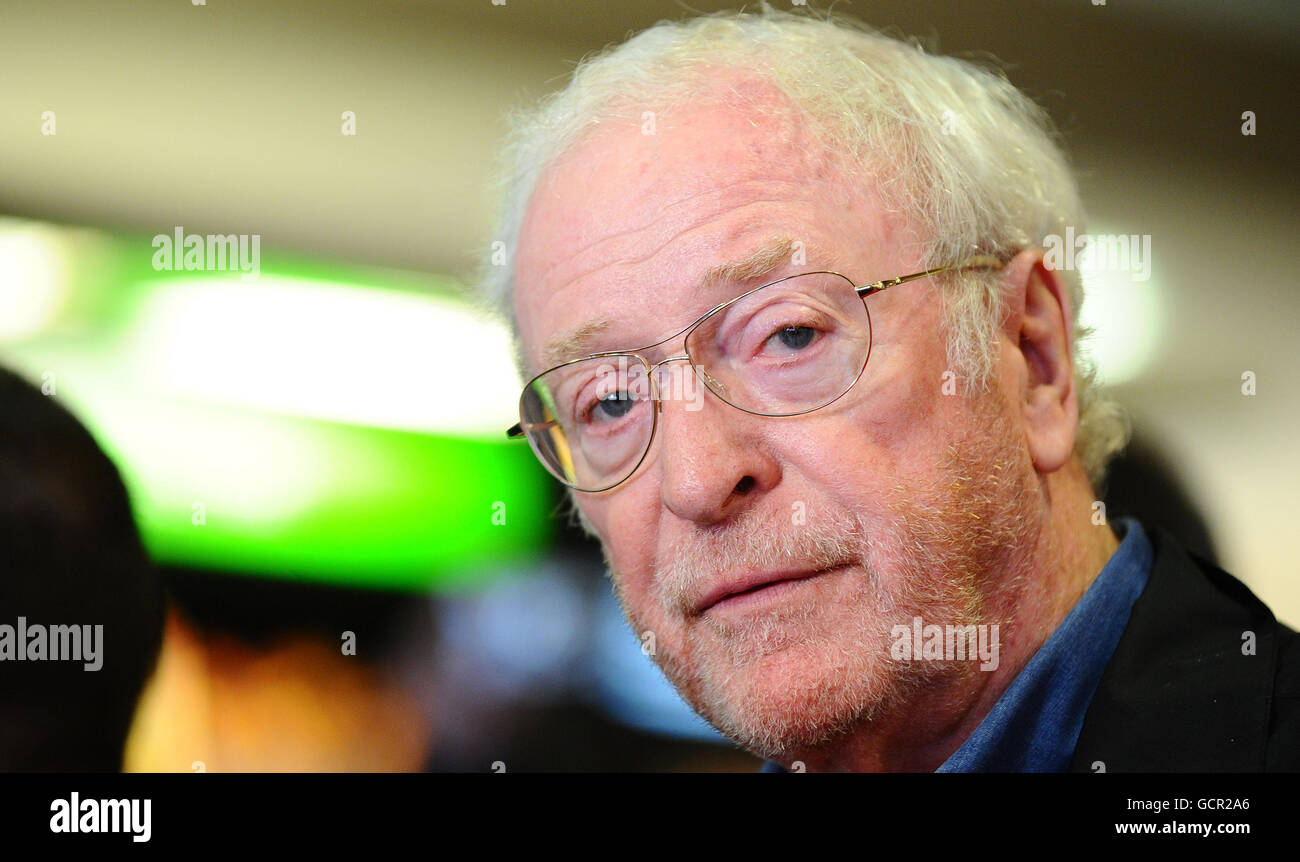 Sir Michael Caine arrives for a book signing session for his ...
