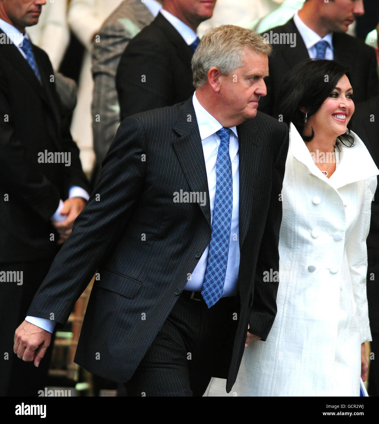 Europes colin montgomerie wife ryder cup opening ceremony celtic manor ...