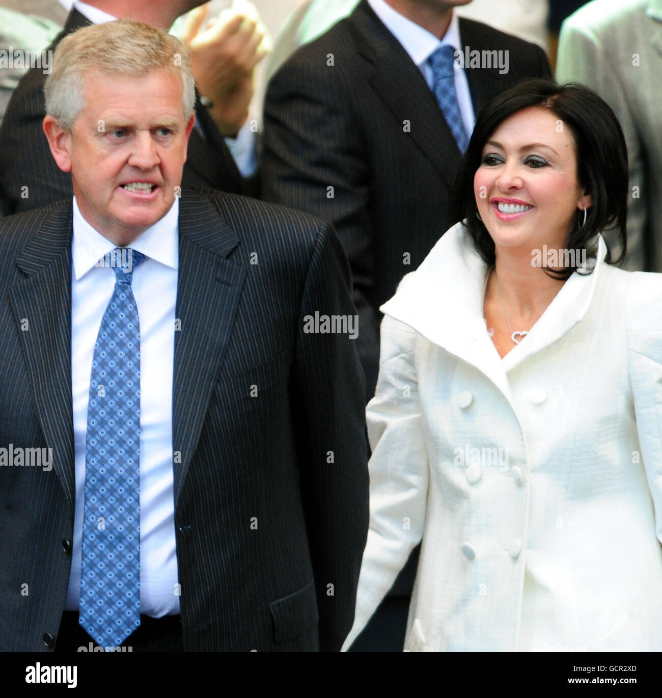 Europes colin montgomerie wife ryder cup opening ceremony celtic manor ...