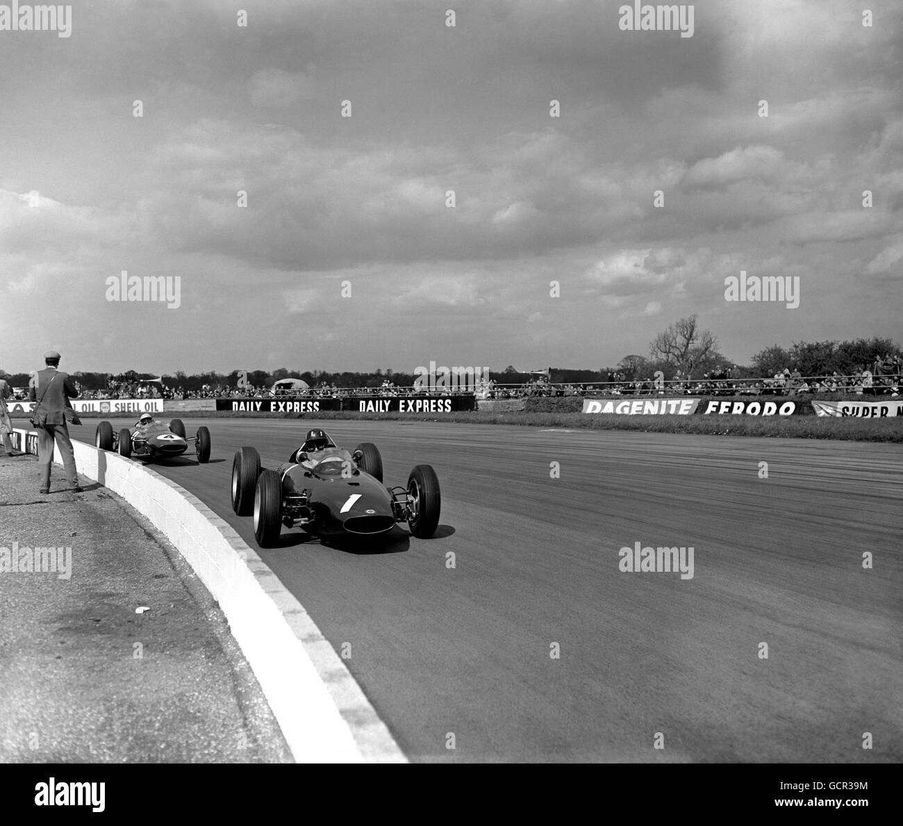 Formula 1 racing cars Black and White Stock Photos & Images - Alamy