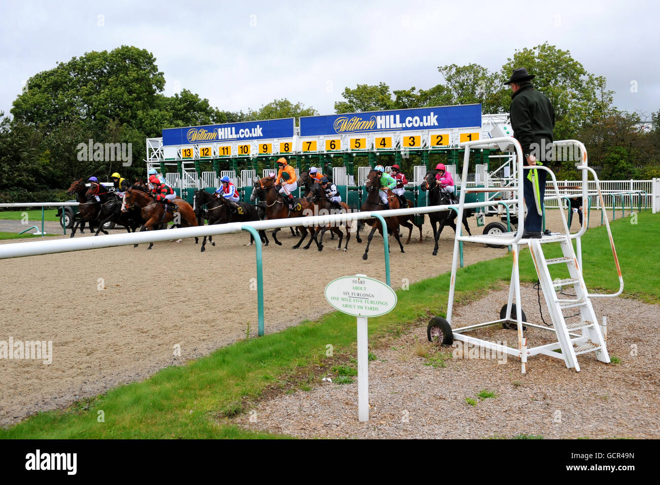 Horse track billboard hi-res stock photography and images - Alamy