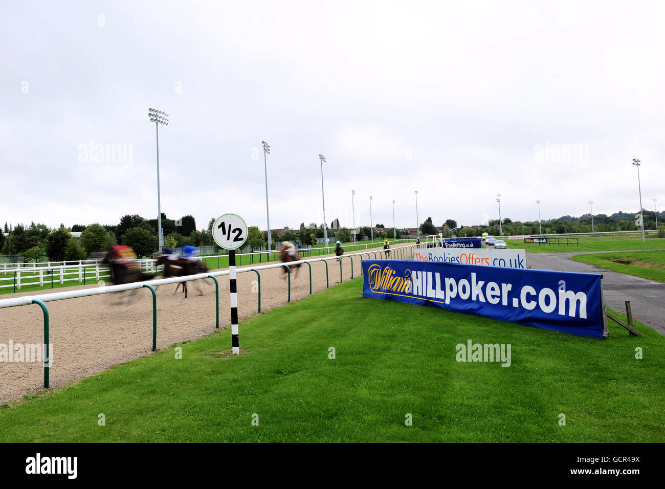Horse track billboard hi-res stock photography and images - Alamy