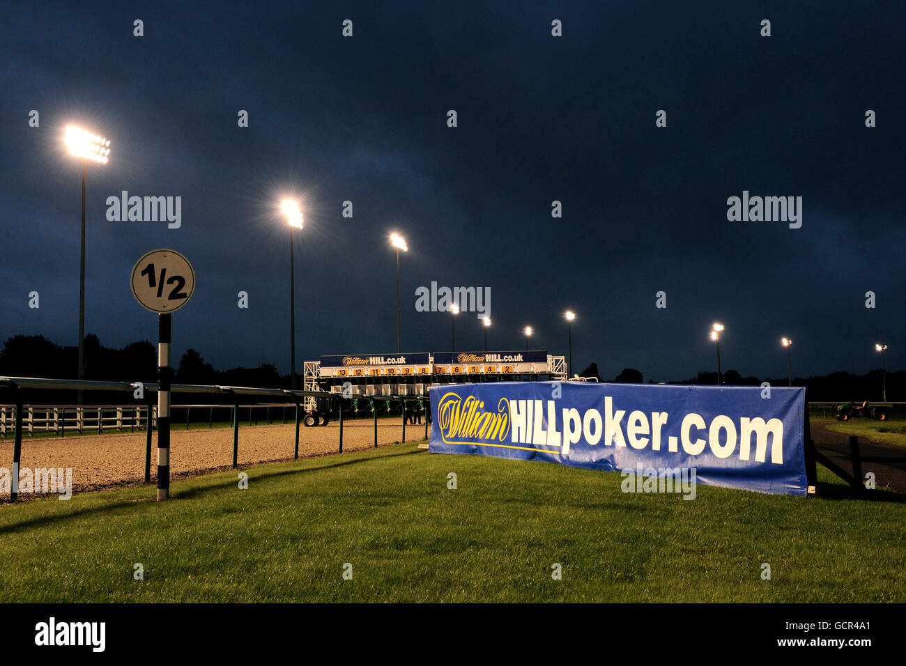 Horse track billboard hi-res stock photography and images - Alamy