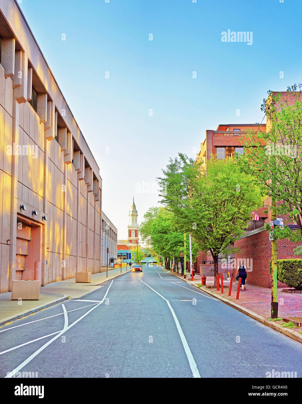United States Mint Building on the left and St Augustine Church in ...