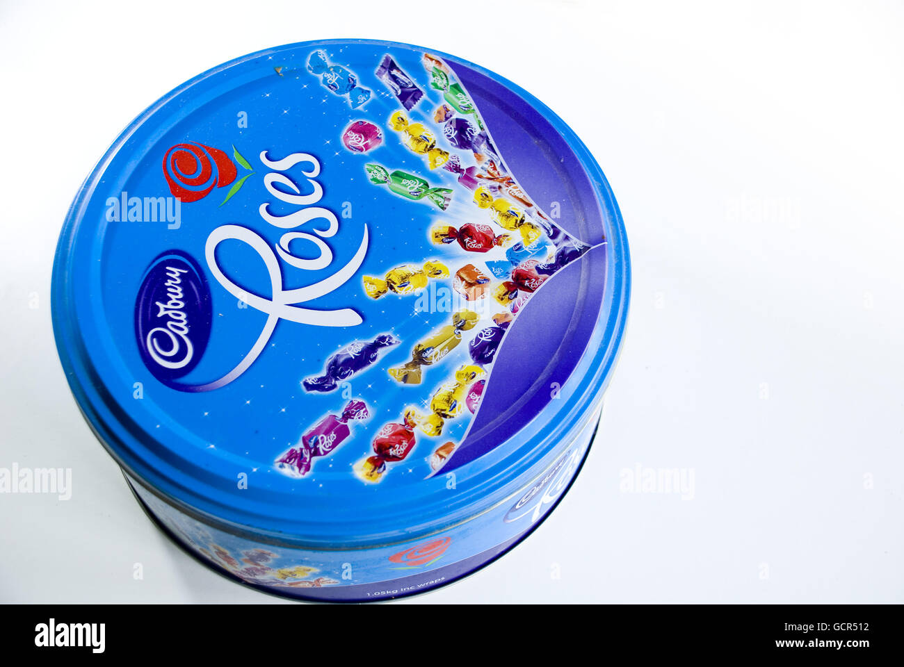 Cadbury Roses. Cadbury Roses chocolate tin Stock Photo - Alamy