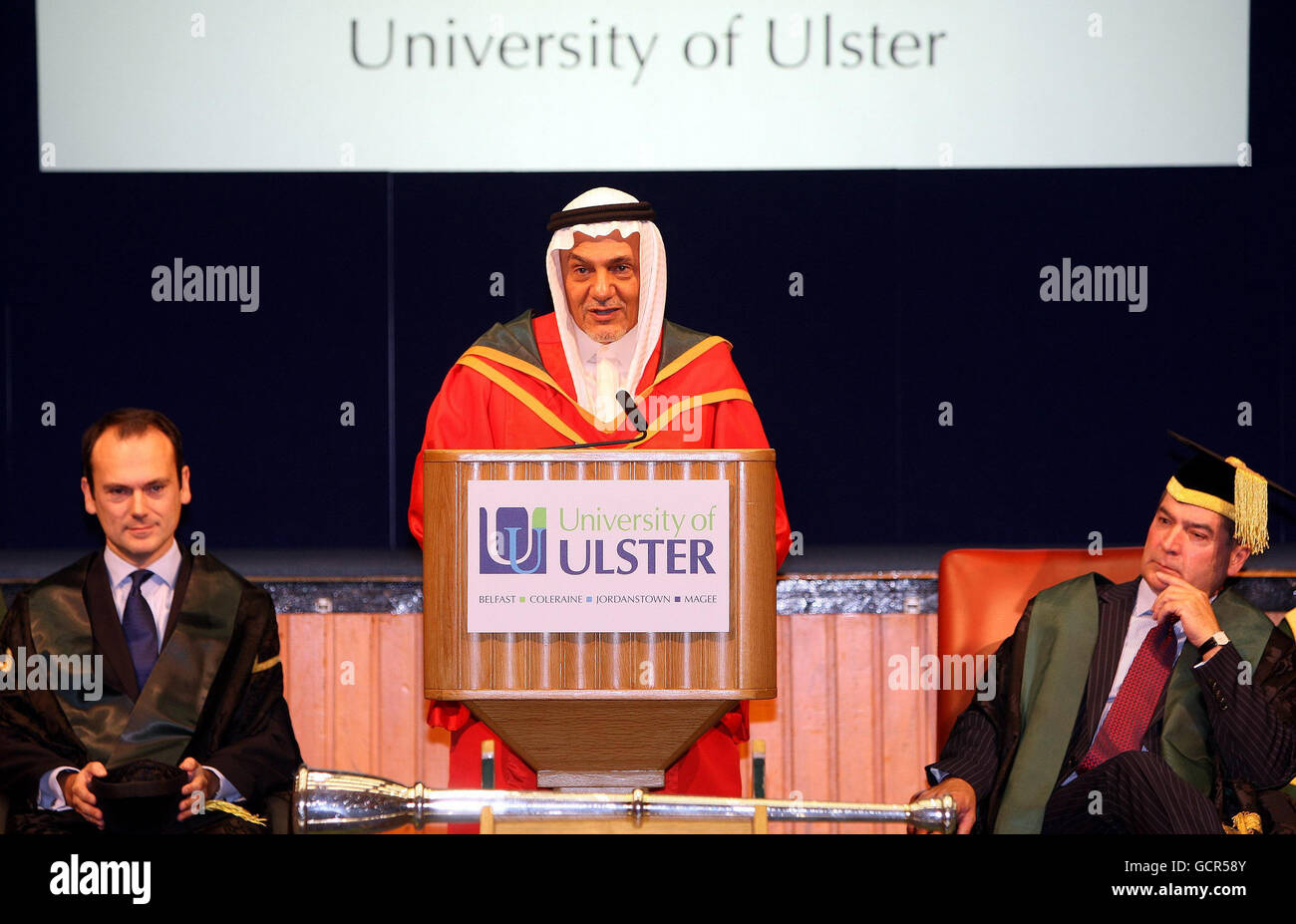 Prince Turki bin Faisal Al Saud honoured Stock Photo: 111147147 - Alamy