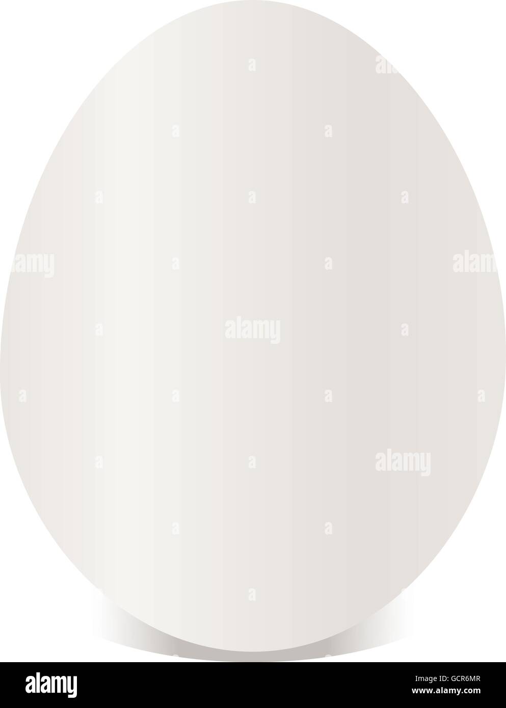 White egg - isolated on white background Stock Vector Image & Art - Alamy