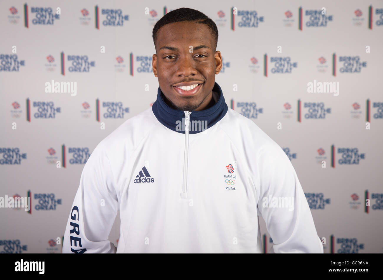 Taekwondo's Lutalo Muhammad during the Team GB Kitting Out session at ...
