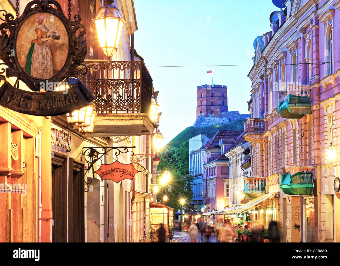 Old vilnius pilies gatve hi-res stock photography and images - Alamy