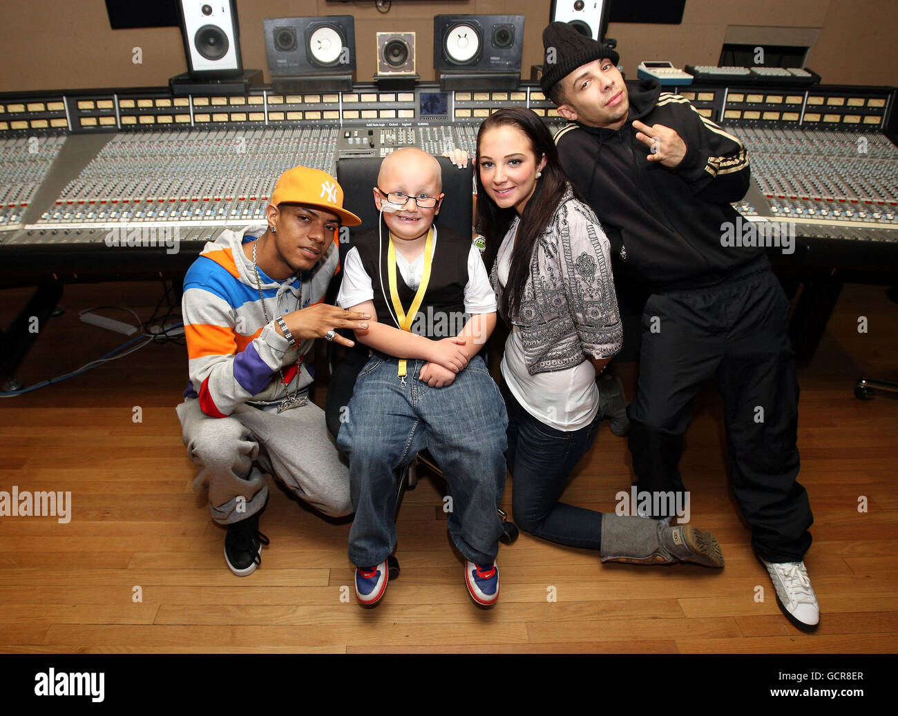 N-Dubz (left to right) Richard "Fazer" Rawson, Tula "Tulisa ...