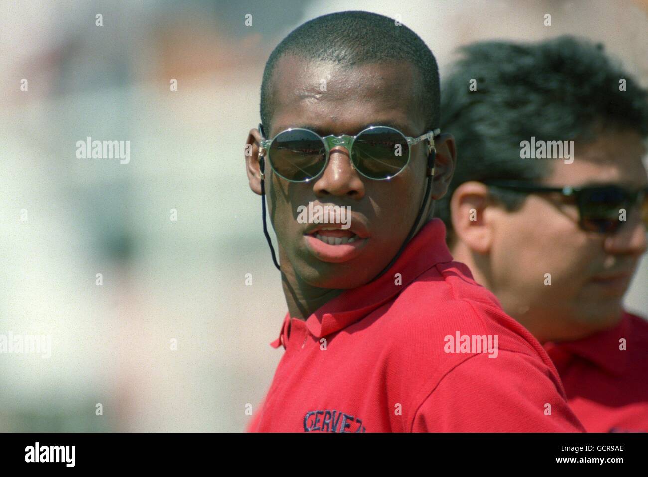 WORLD CUP SOCCER. Faustino Asprilla, Colombia Stock Photo - Alamy