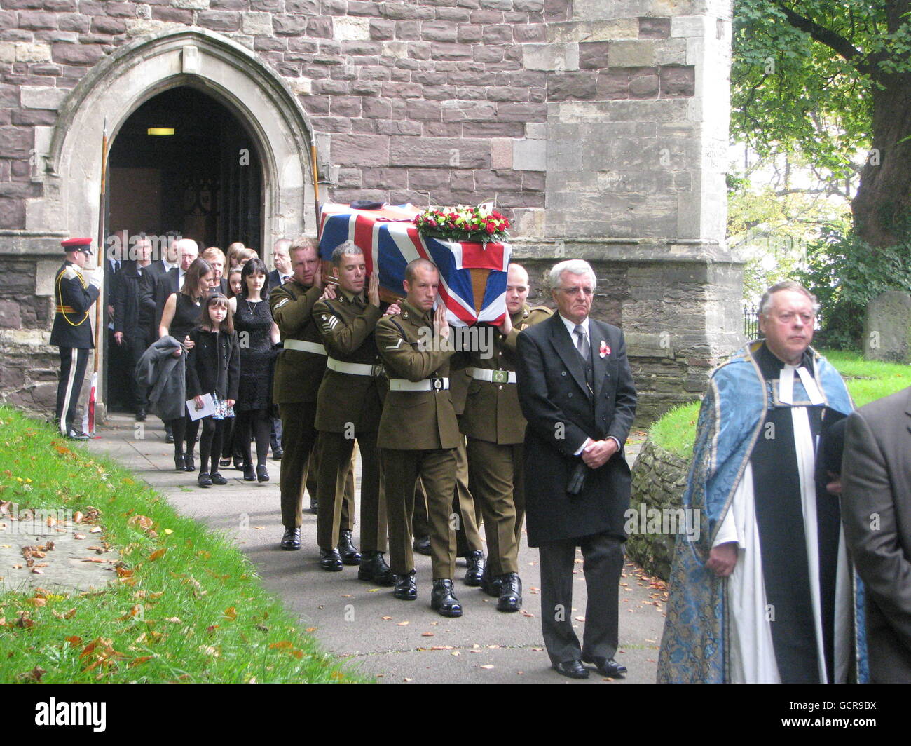 Sergeant Andrew Jones funeral Stock Photo - Alamy