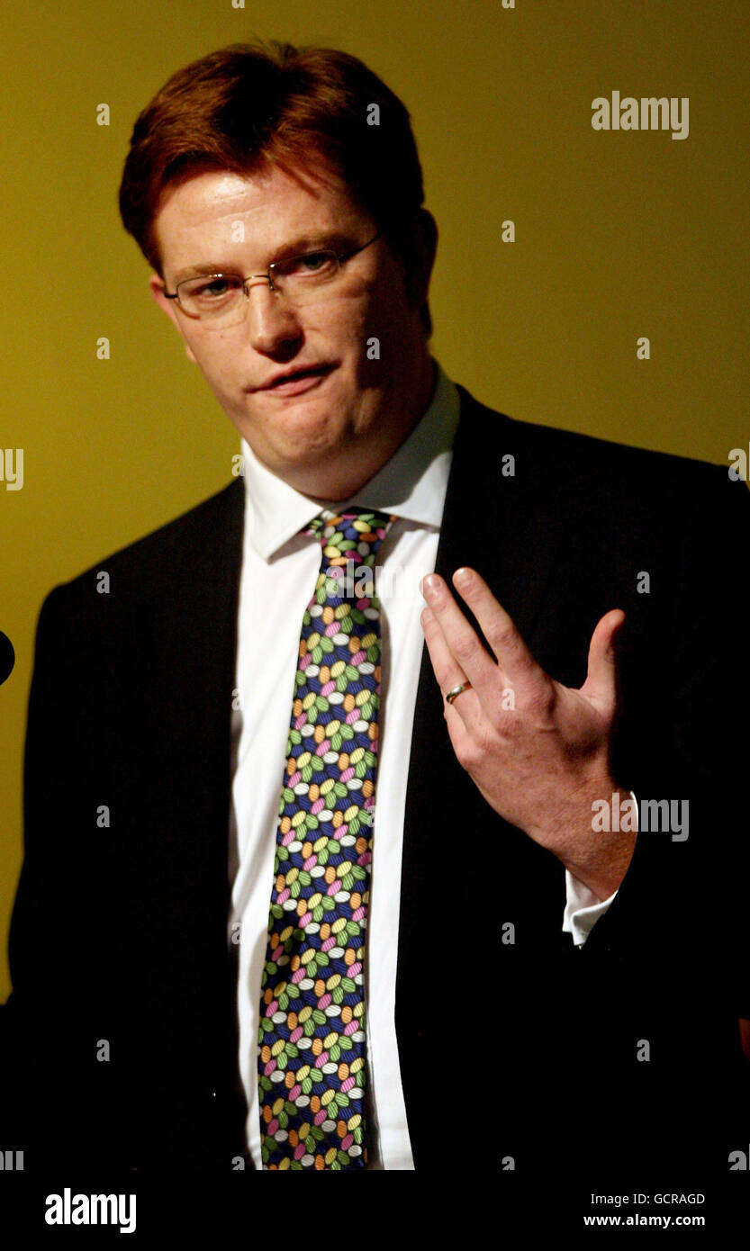 Chief Secretary to the Treasury Danny Alexander gives his speech to the ...