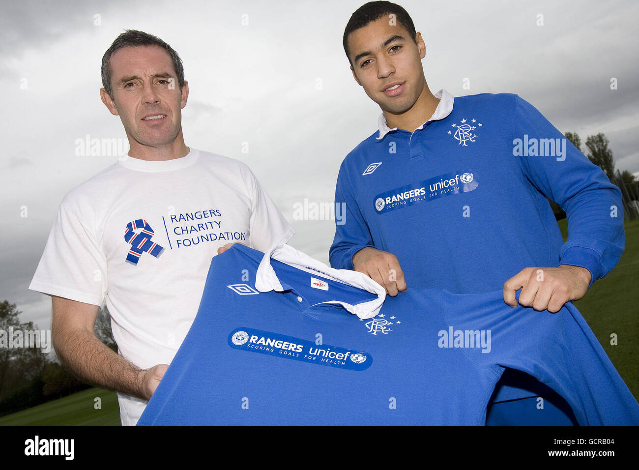 Soccer - Rangers Photocall - Murray Park Stock Photo - Alamy