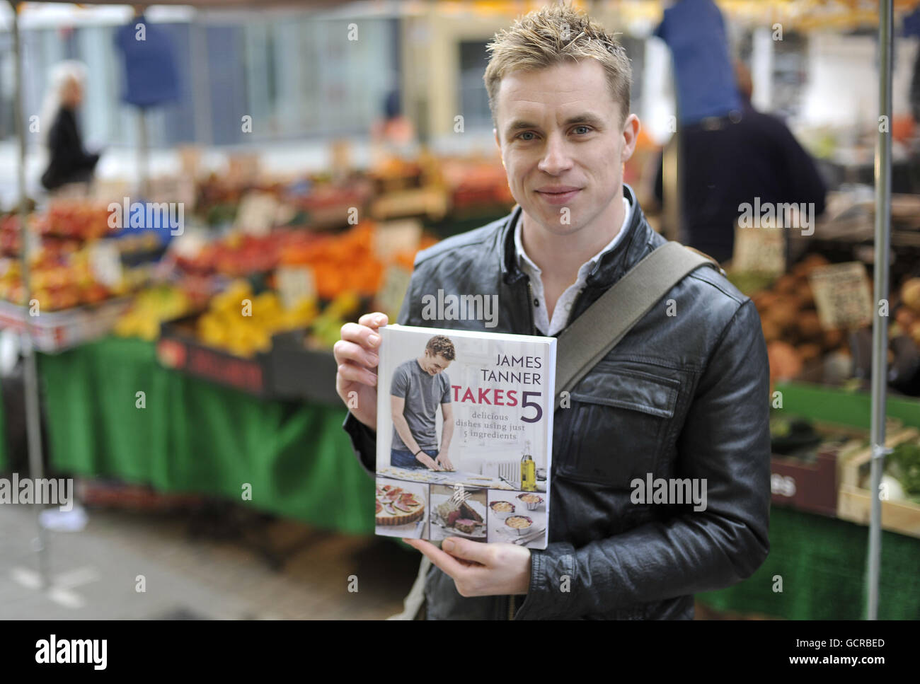 Celebrity Chef James Tanner with his new book "James Tanner Takes 5" at ...